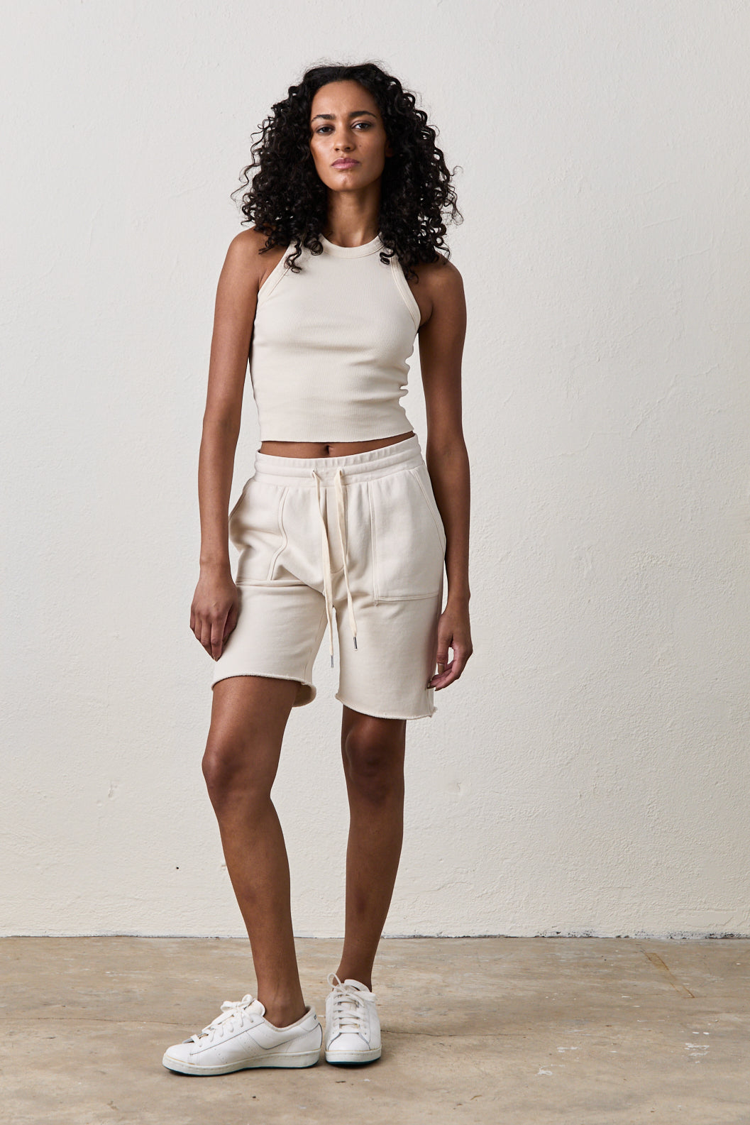 NSF Jen Loop Terry Shorts – Parchment – NSF Clothing